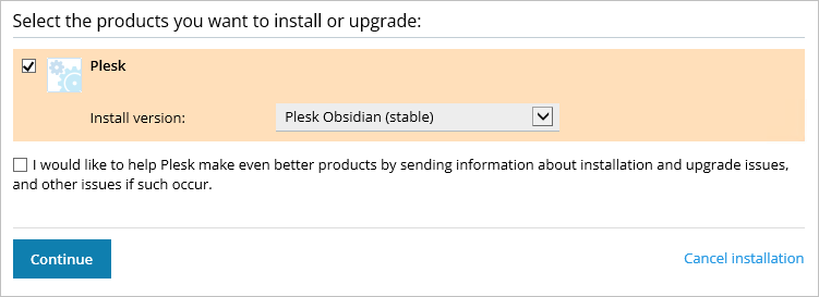 How do I install Plesk on my vServer?